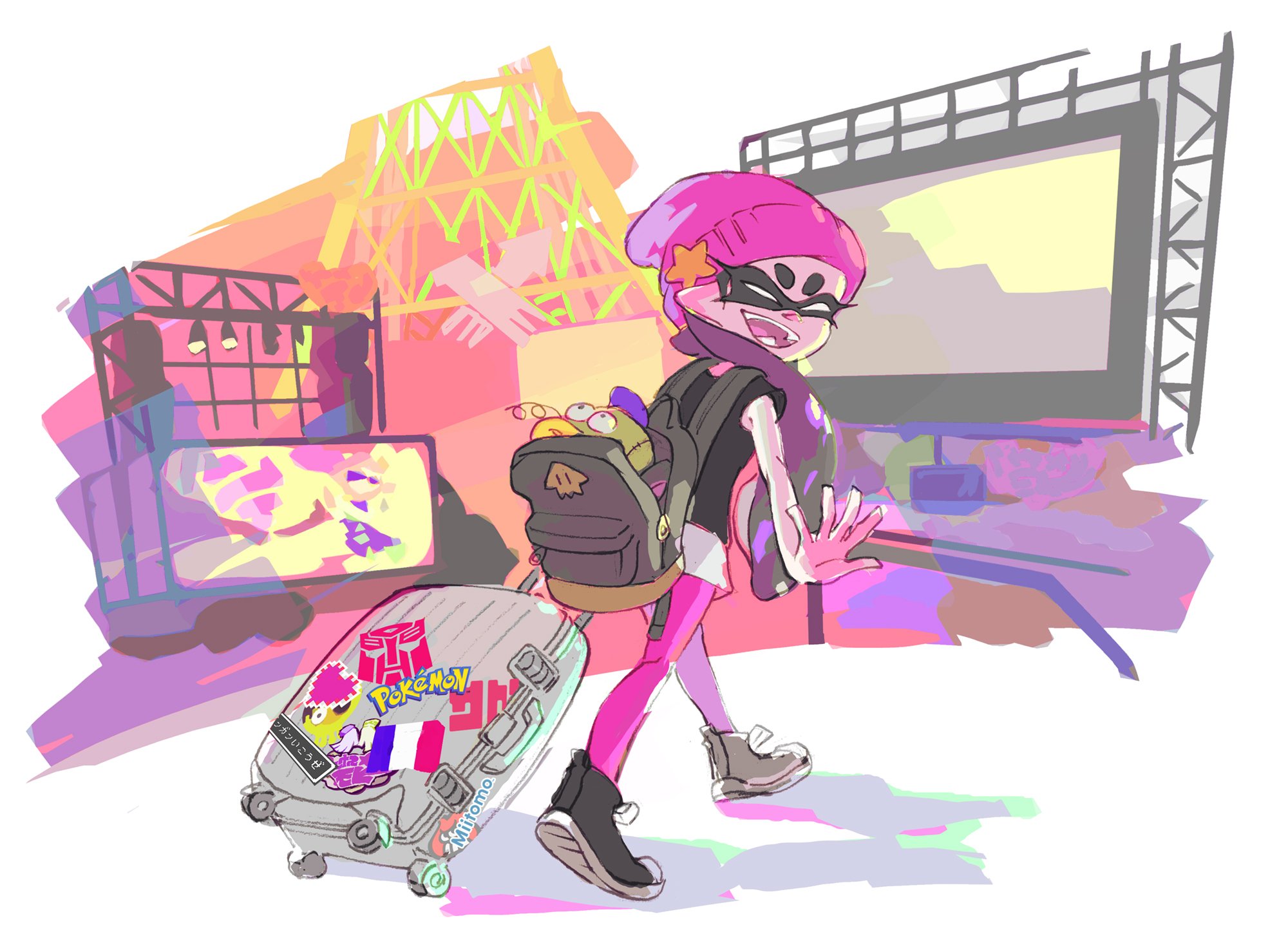 Splatoon Illustrations For The Last Splatfest Pv For Callie And Maries
