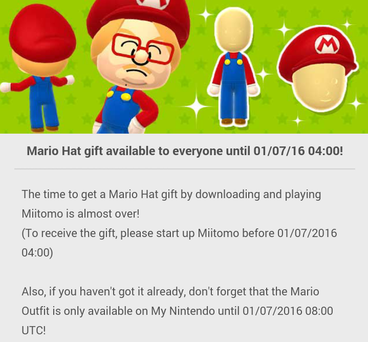 Miitomo - details for upcoming update, new clothing items, Mario ...