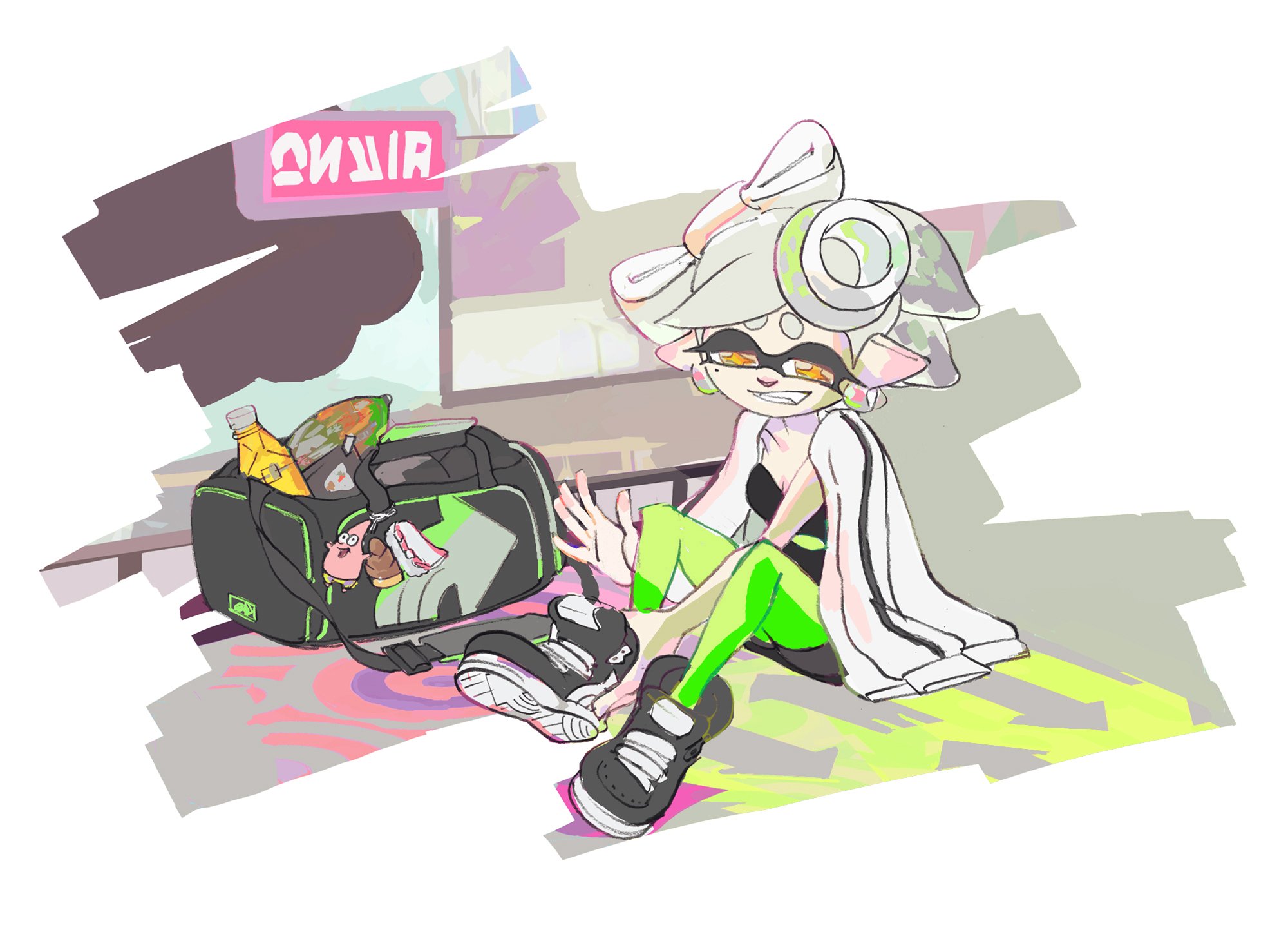 Splatoon Illustrations For The Last Splatfest Pv For Callie And Maries