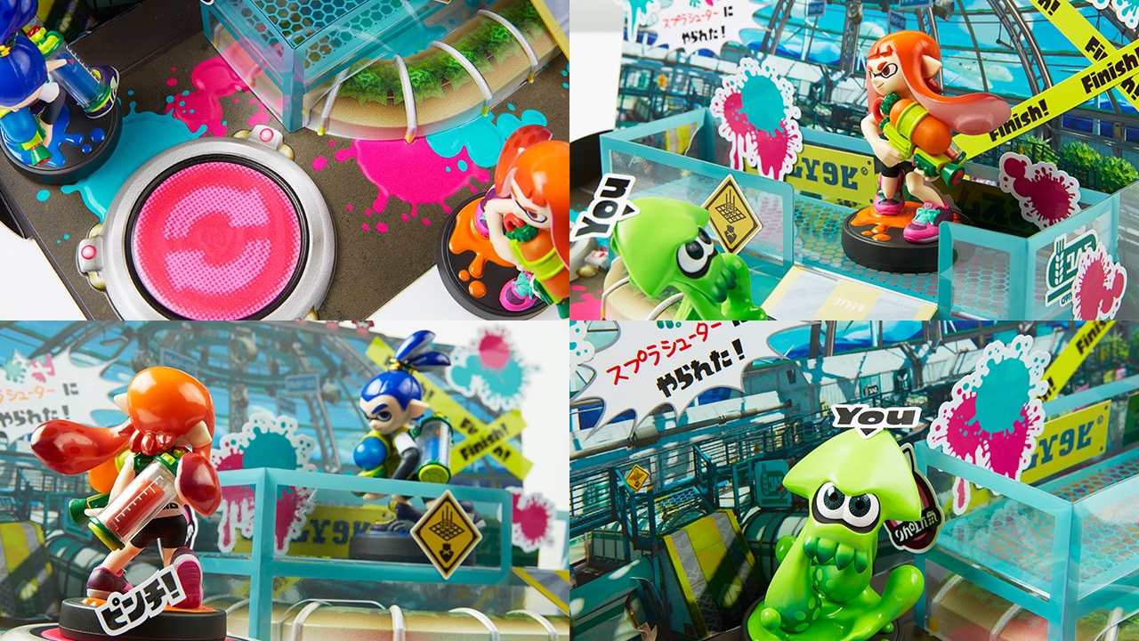 [Japan] Splatoon: Nintendo releasing two diorama kits for amiibo in ...