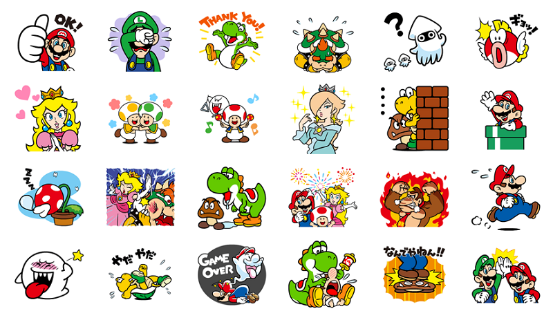 [Brief] Nintendo: Super Mario stickers now available on LINE ...