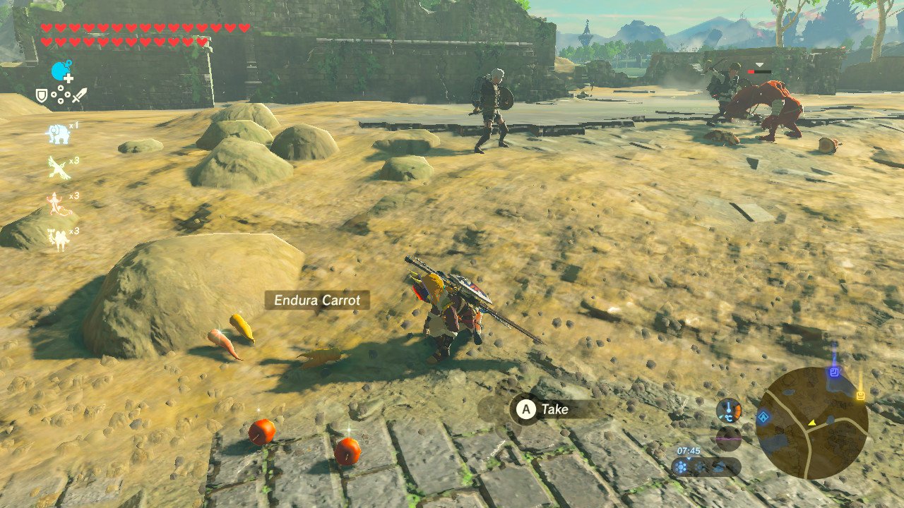 Zelda: Breath of the Wild (Switch): News channel open, items ...