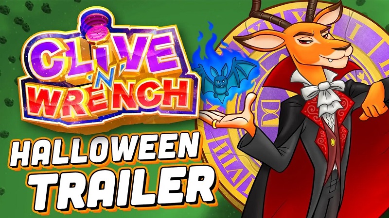 Clive ‘N’ Wrench – Halloween Trailer – Perfectly Nintendo