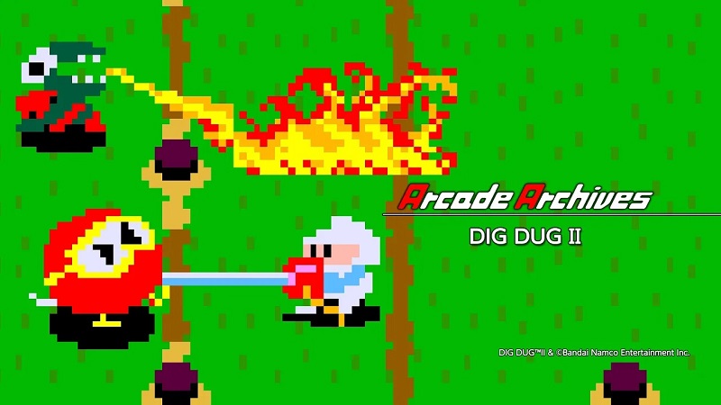 Arcade Archives Dig Dug II releasing this week on Nintendo Switch ...
