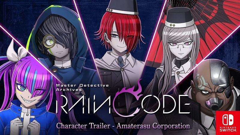 Master Detective Archives: Rain Code – New character trailer (Amaterasu Corporation); Season ...
