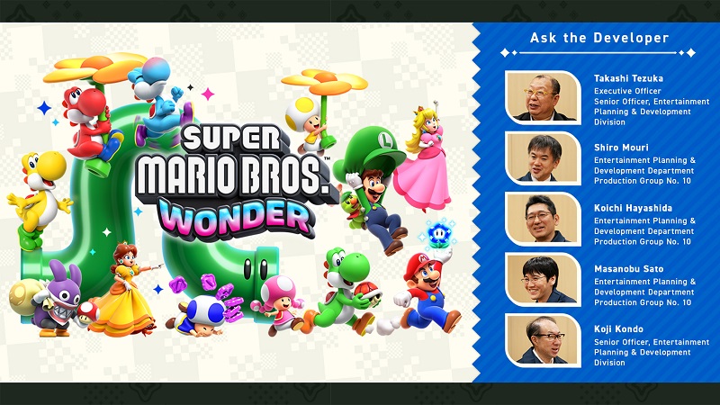 Super Mario Bros Wonder Ask The Developer Interview Video Clips