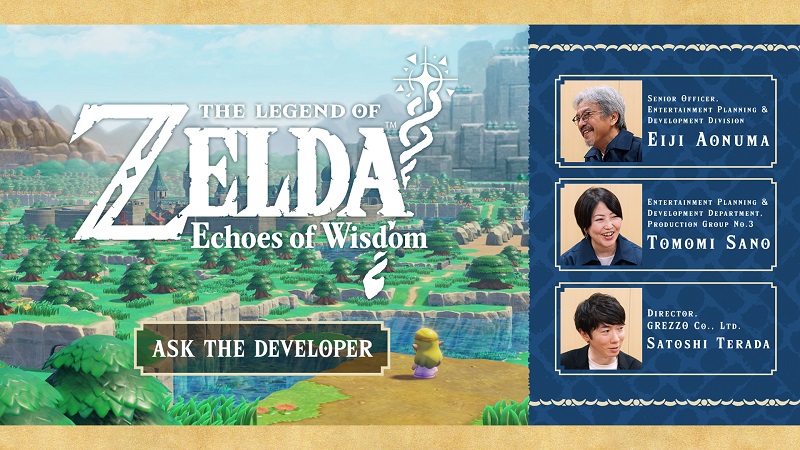 The Legend of Zelda: Echoes of Wisdom – Ask the Developer interview, more videos (Yoiko ...